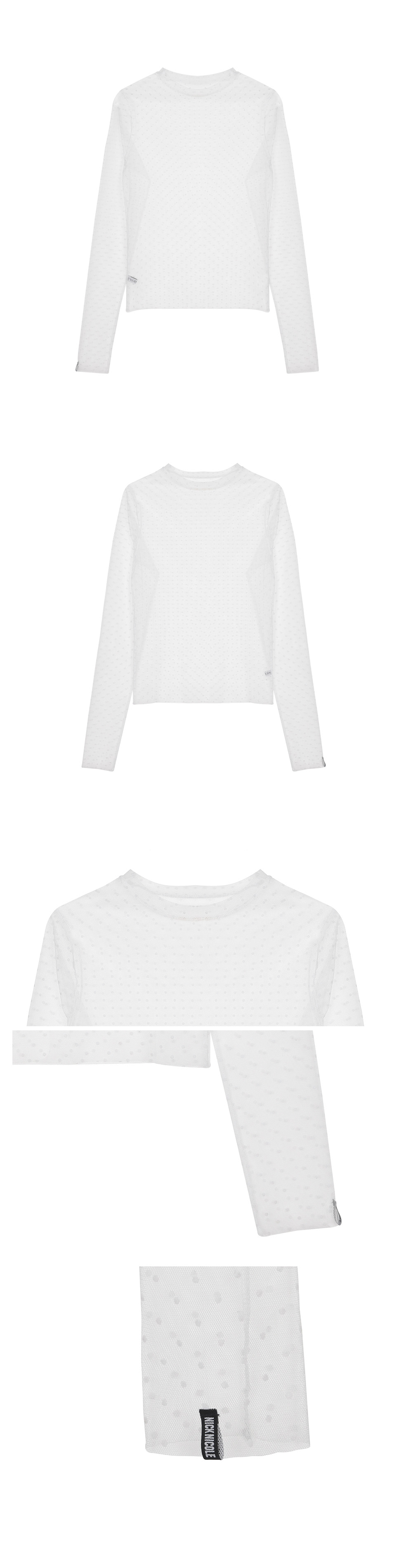 MASH DOT PATTERN TOP_IVORY - 감도 깊은 취향 셀렉트샵 29CM